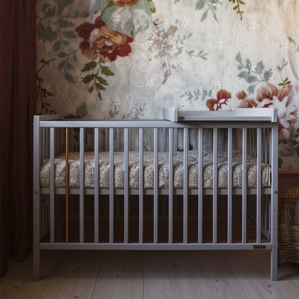 Plan à langer pour lit bébé SIXTINE gris - Alfred & Cie